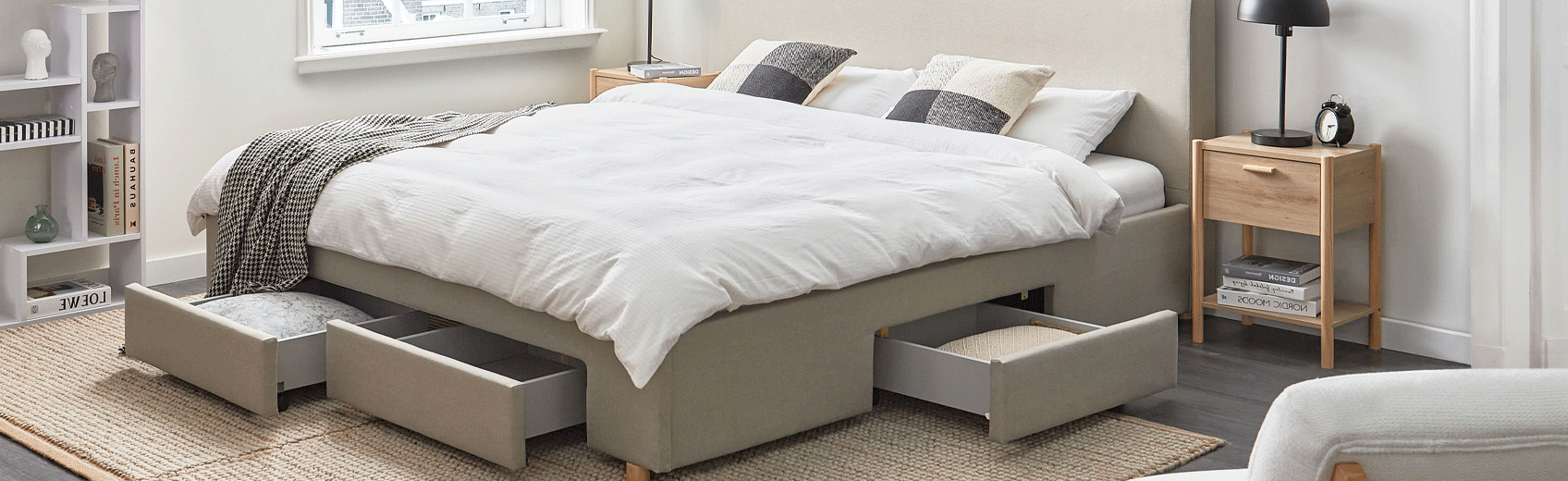 Camas dobles con hasta el 50% de descuento | Beliani.es