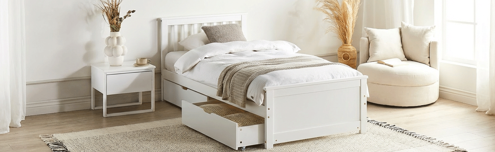 Single Beds Up to 50% OFF | Beliani.no